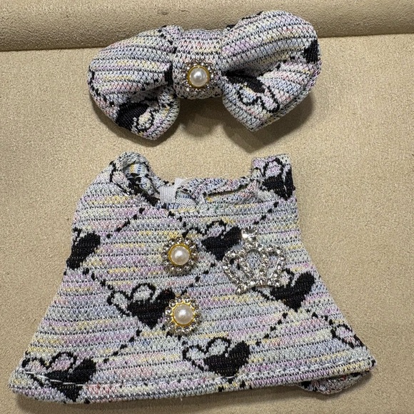 Accessories | Elegant Labubu Bow And Vest Set | Poshmark
